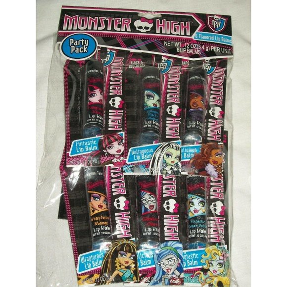 Lotta Luv | Makeup | Monster High Flavored Lip Balm Set 6 Mango Cherry Grape Berry Blueberry ...